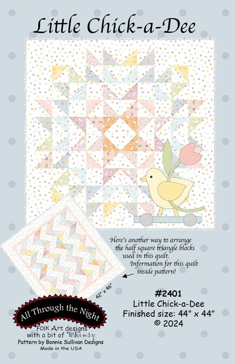Little Chick-A-Dee Kit & PatternDesigned by Bonnie Sullivan – Barn Chick Quilts