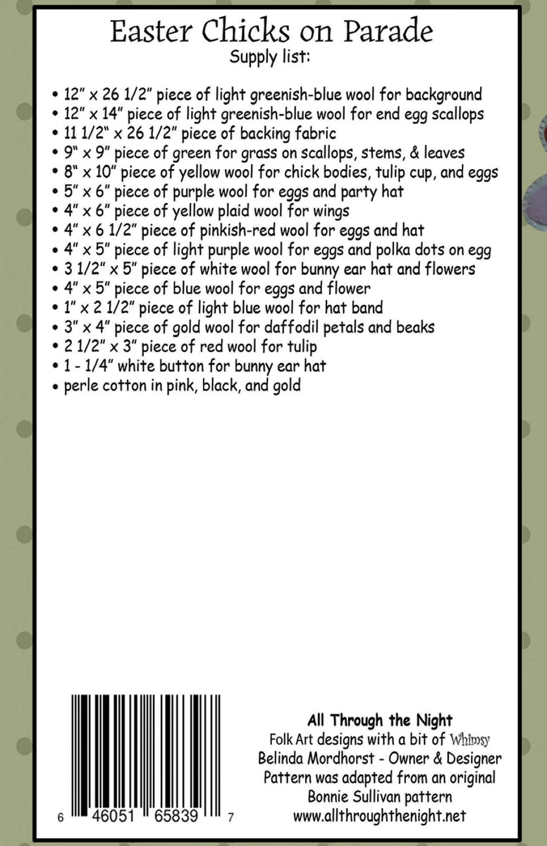 Easter Chicks on Parade – Barn Chick Quilts