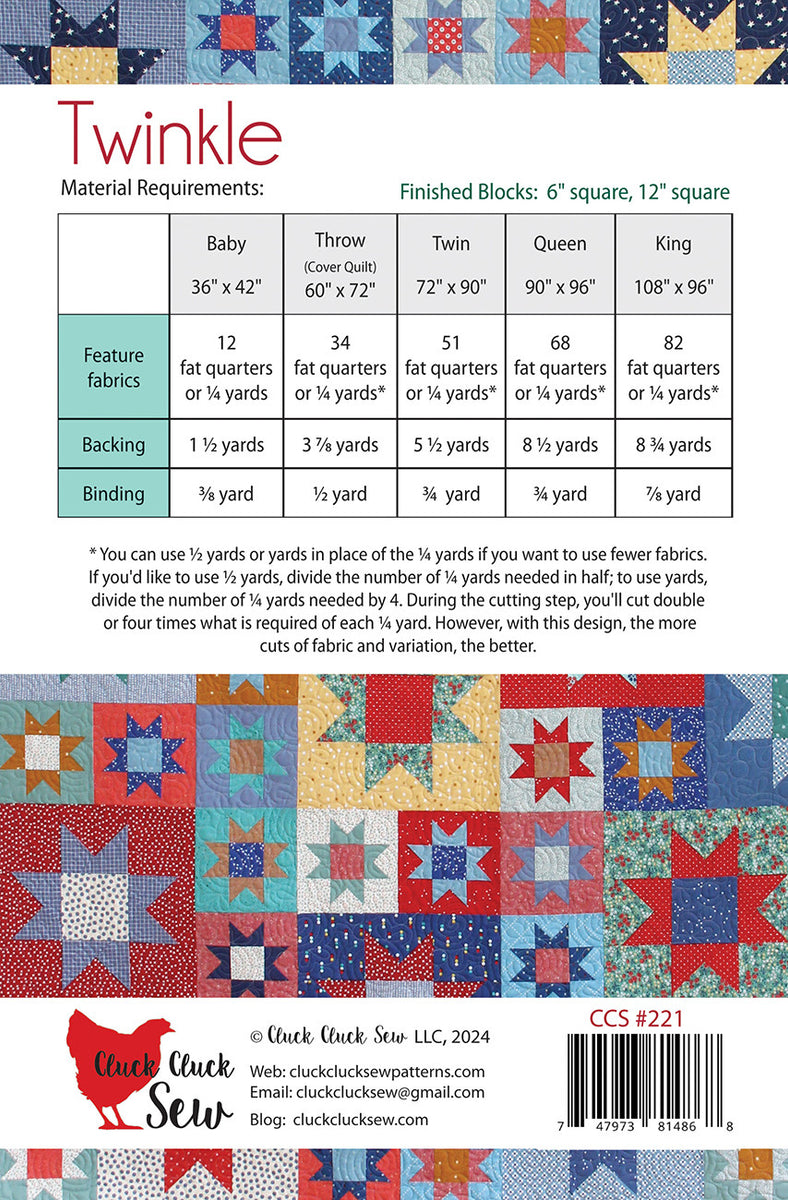 Twinkle – Barn Chick Quilts