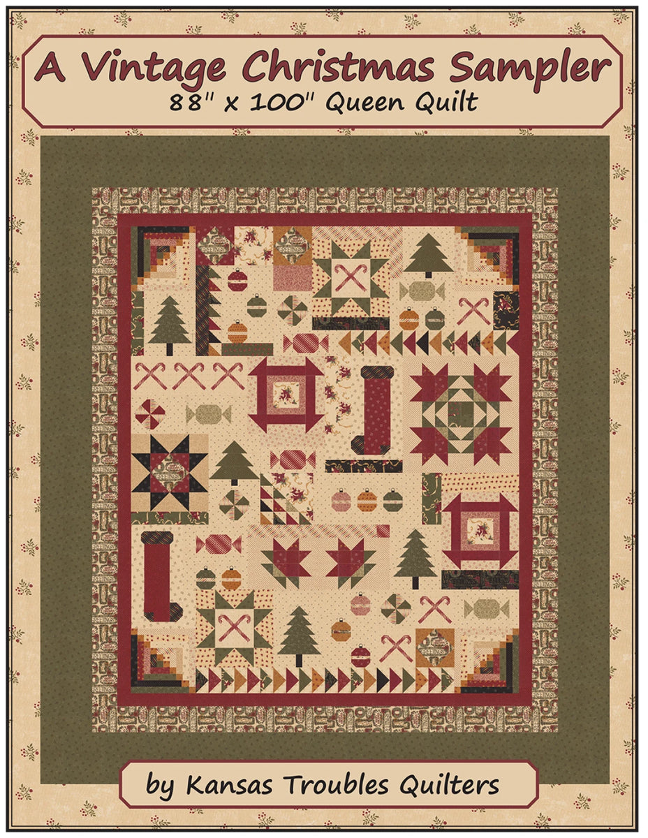 A Vintage Christmas Sampler Pattern – Barn Chick Quilts