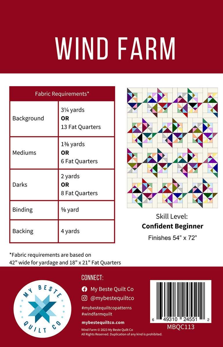 Wind Farm – Barn Chick Quilts
