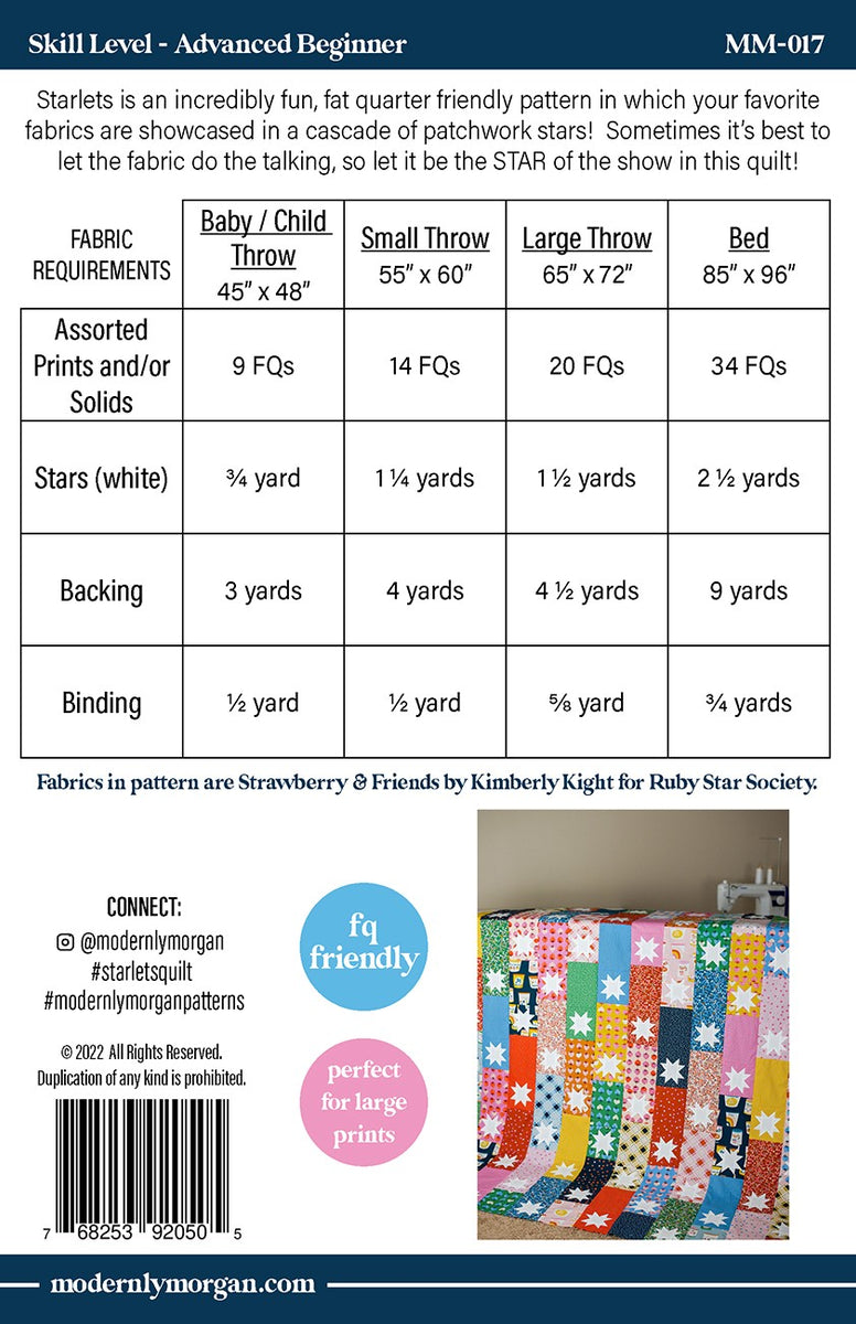 Starlets – Barn Chick Quilts