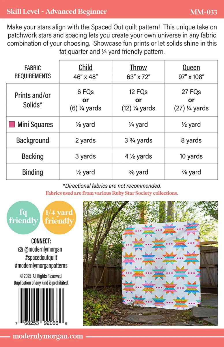 Spaced Out – Barn Chick Quilts