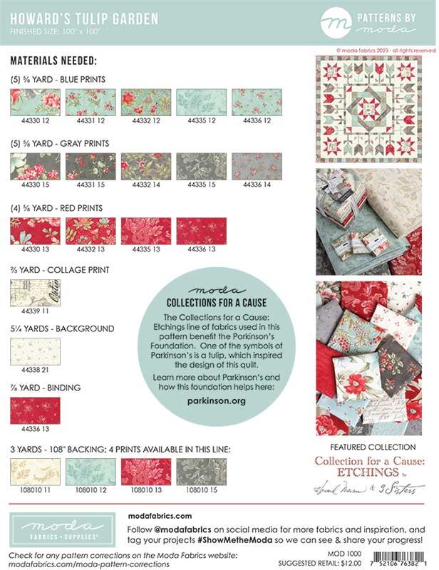 Tulip Garden Pattern – Barn Chick Quilts