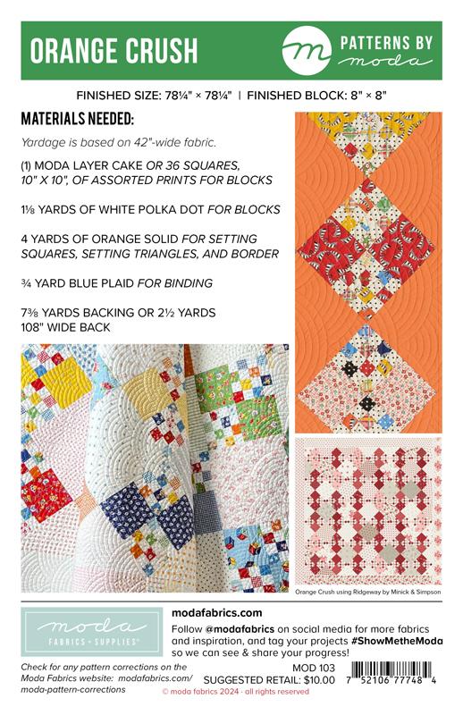 Orange Crush – Barn Chick Quilts