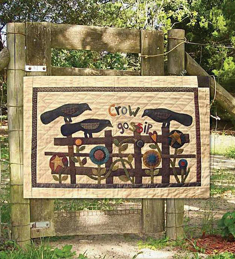 Crow Gossip Kit and Pattern – Barn Chick Quilts