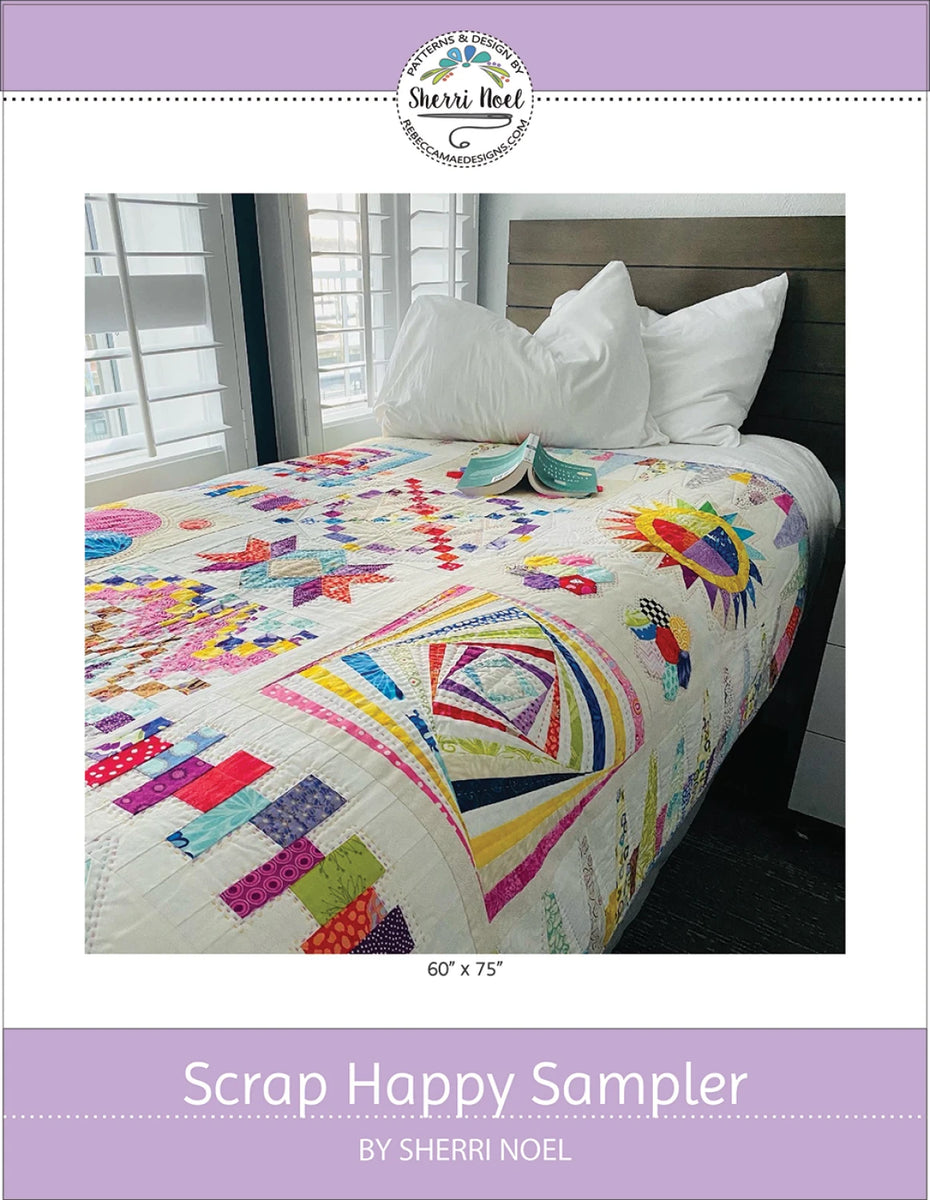 Scrap Happy Sampler Quilt Booklet – Barn Chick Quilts