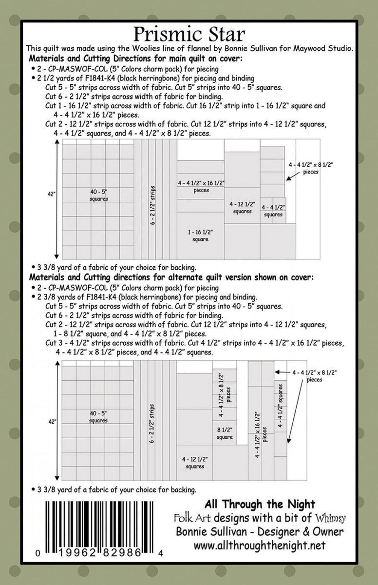 Prismic Star Kit and or Pattern – Barn Chick Quilts