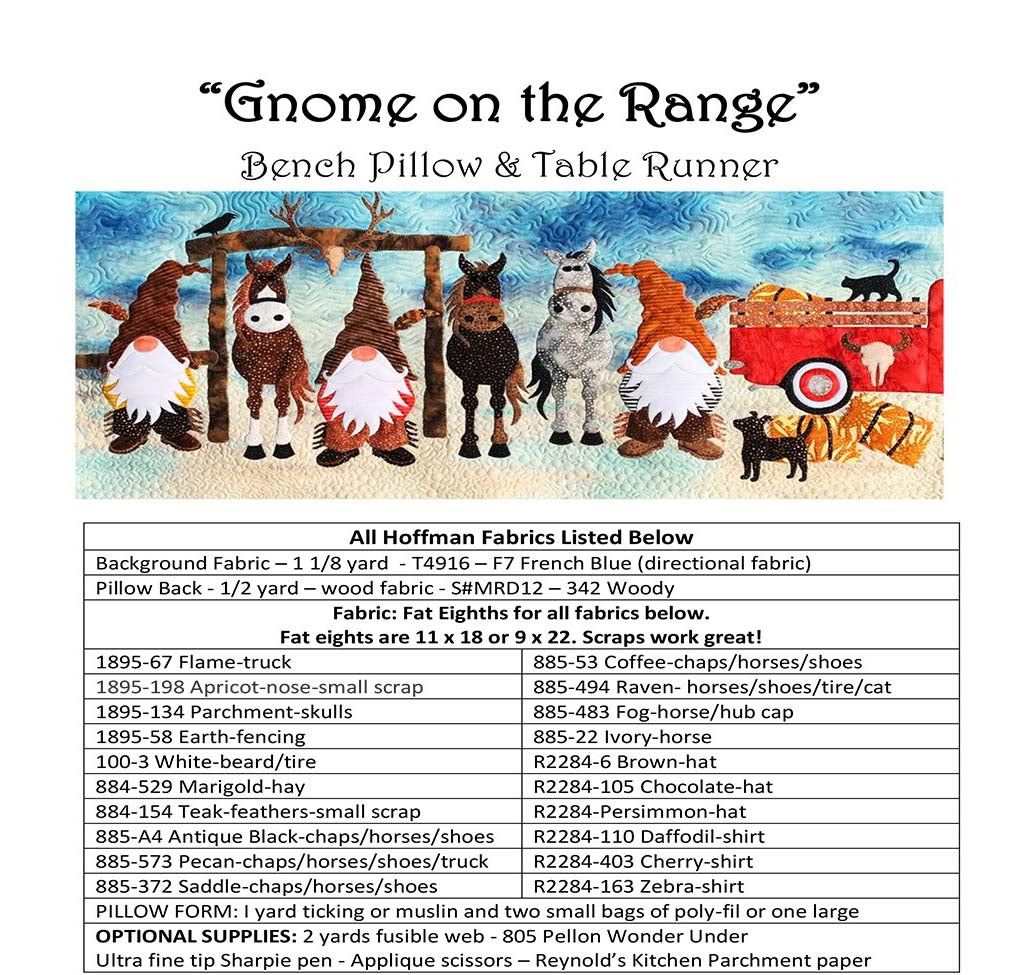 Gnome on the Range – Barn Chick Quilts