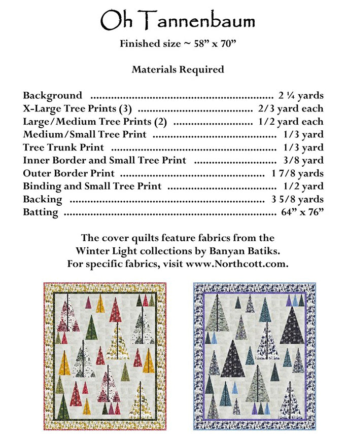 Oh Tannenbaum – Barn Chick Quilts