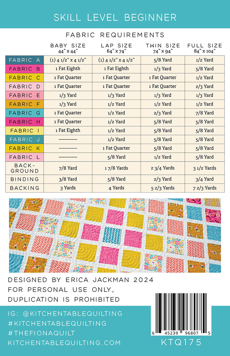 The Fiona Quilt – Barn Chick Quilts