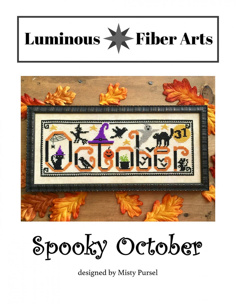 Spooky October "Cross Stitch" Pattern – Barn Chick Quilts