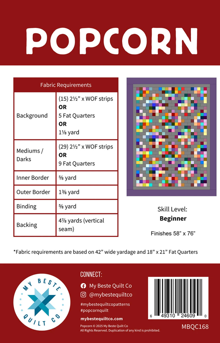 Popcorn – Barn Chick Quilts