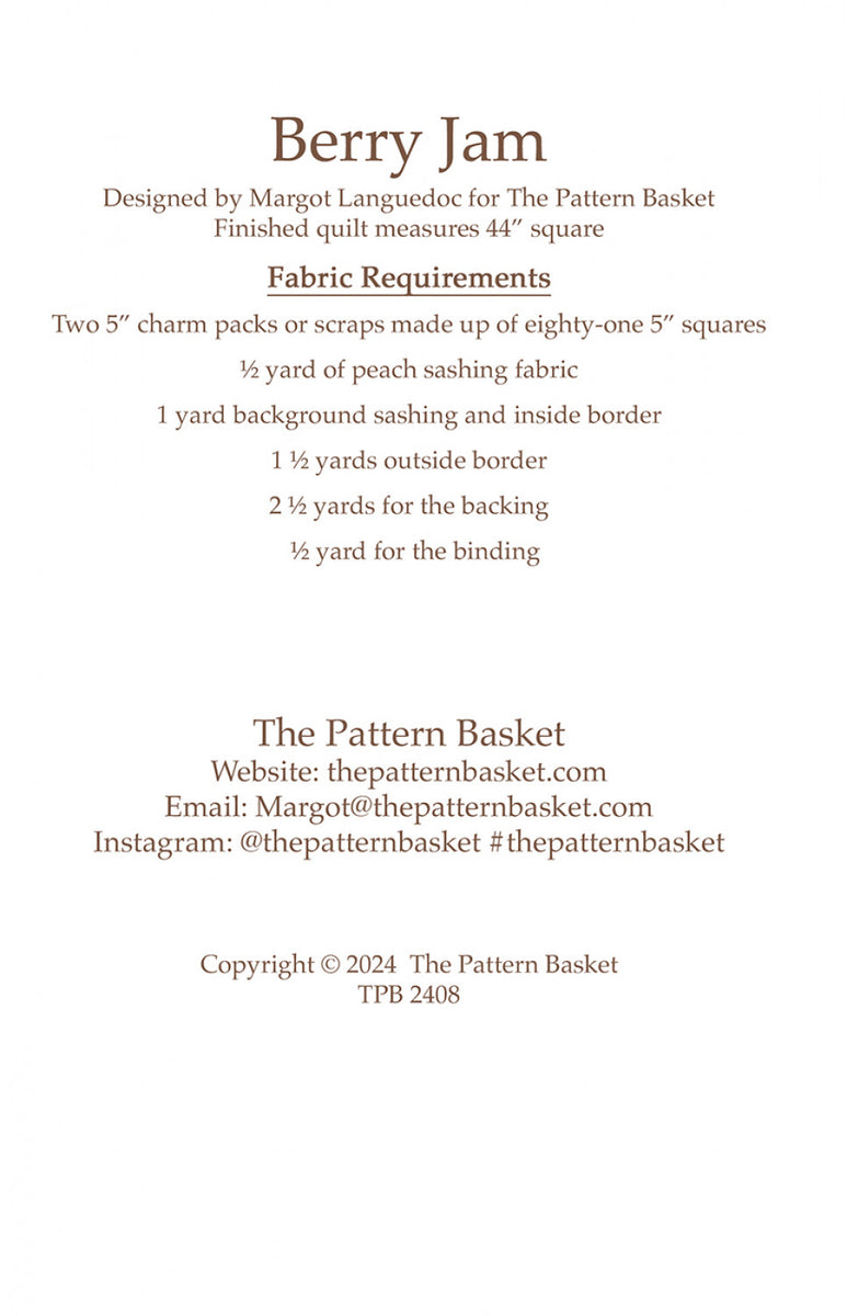 Berry Jam – Barn Chick Quilts