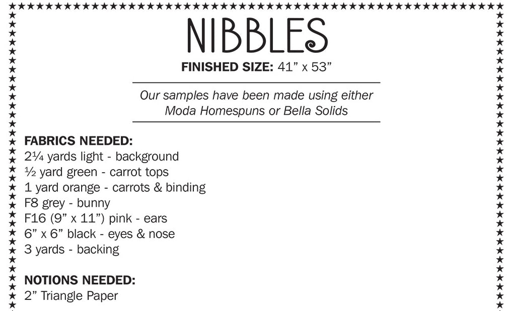 Nibbles – Barn Chick Quilts